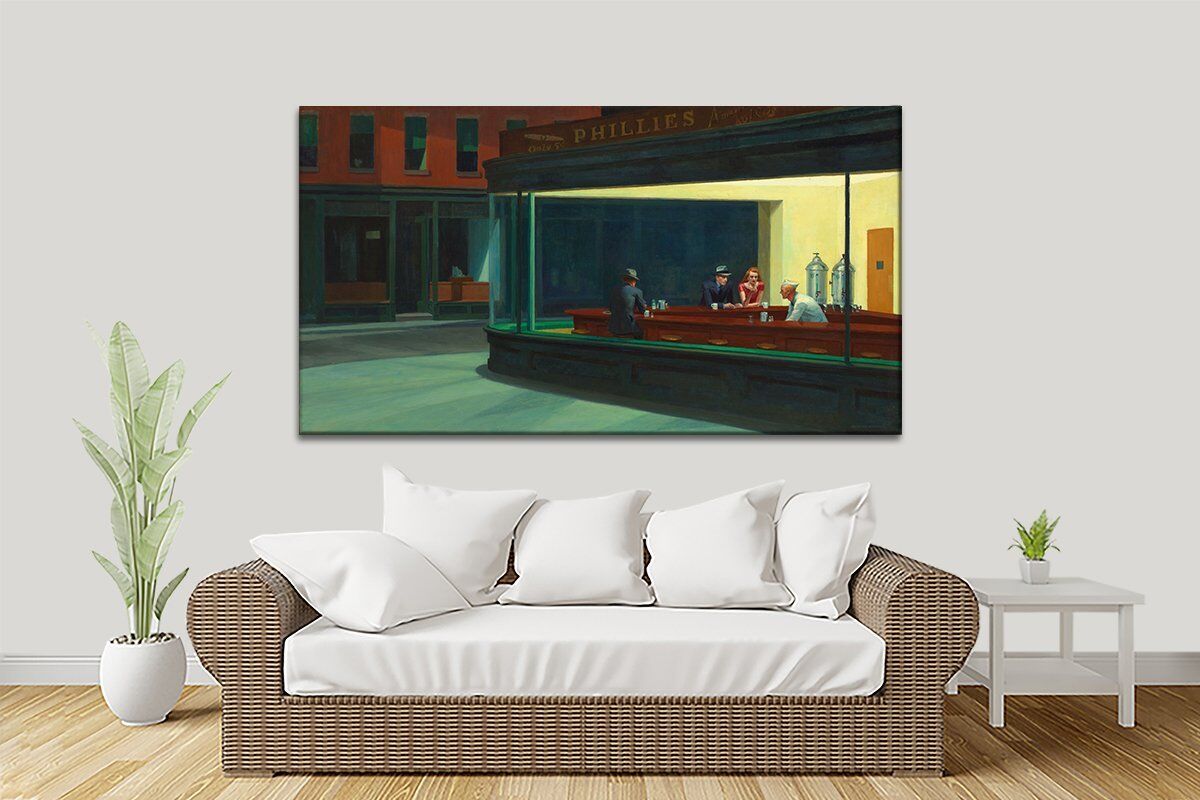 Nighthawks Edward Hopper Contemporary Art | Canvas Prints AU