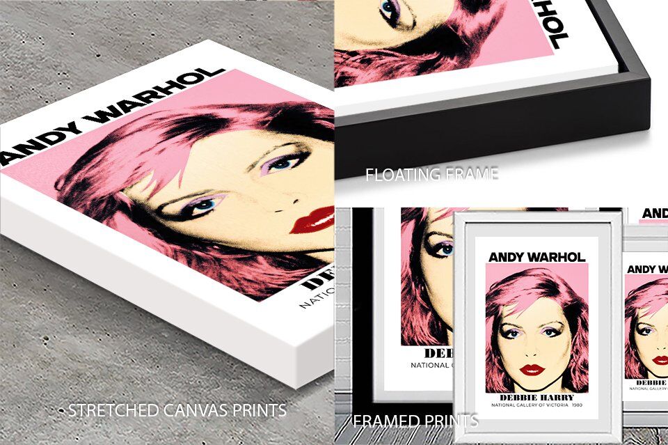 Warhol Debbie Harry Exhibition Poster Print | Home Design Ideas