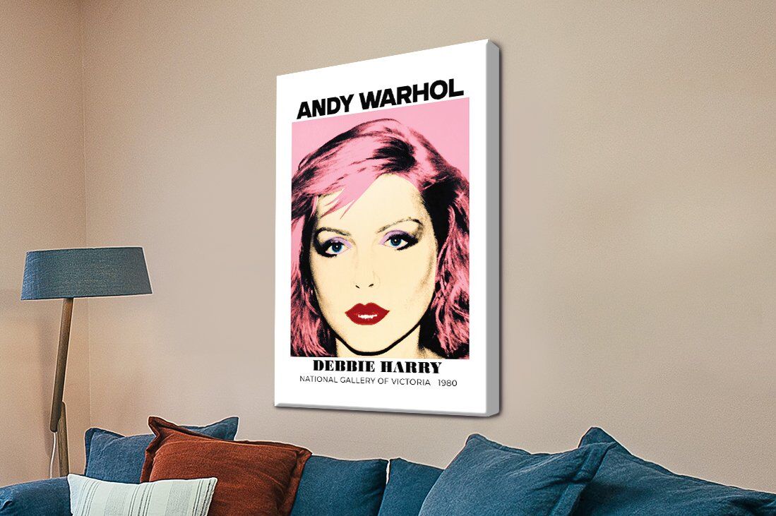 Warhol Debbie Harry Exhibition Poster Print | Home Design Ideas
