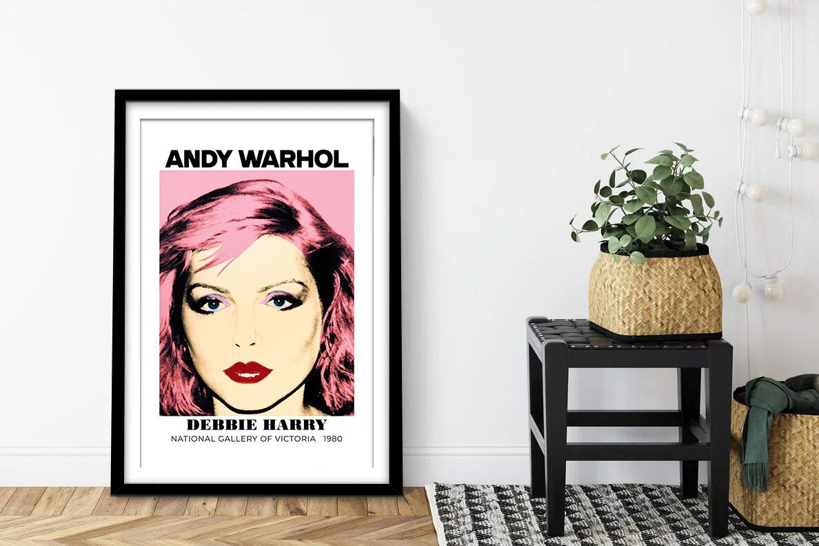 Warhol Debbie Harry Exhibition Poster Print | Home Design Ideas